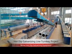Hot Dip Galvanizing Factory Onsite View