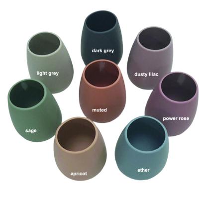 Cina Tazza differente 265ml del vino del silicone di 12 colori con la scala dentro in vendita