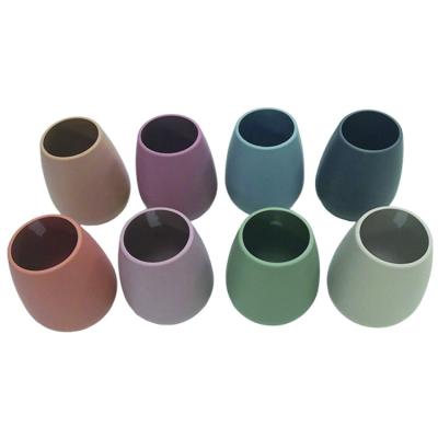Cina La tazza approvata dalla FDA del vino del silicone ha inciso il logo, tazza della birra del silicone 265ml in vendita