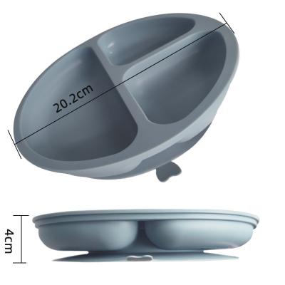 Cina I bambini non slittano la sicurezza che il silicone di gomma ha diviso la piastrina con aspirazione in vendita