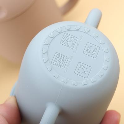 Cina Non lo slittamento tratta l'addestramento del bambino delle tazze di addestramento del silicone per le ragazze dei ragazzi in vendita