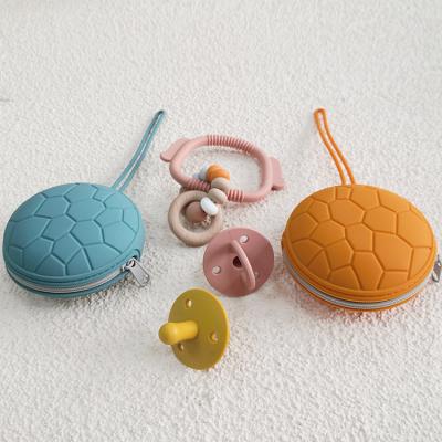 Cina OEM libero del PVC della tettarella della cassa della tettarella del silicone di cura del bambino del contenitore portatile del supporto in vendita