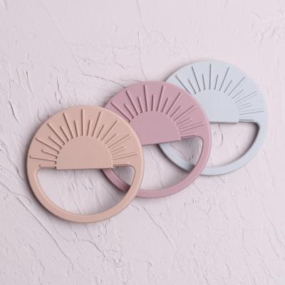 China Het leuke van het de Rangsilicone van het Vormvoedsel van de Babyteether BPA Vrije Silicone Teether 9*9*0.7cm Te koop
