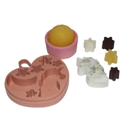 Cina Vassoio 6.2*5.6*5cm di Diamond Ball Shaped Ice Cube della muffa del ghiaccio del silicone del commestibile in vendita