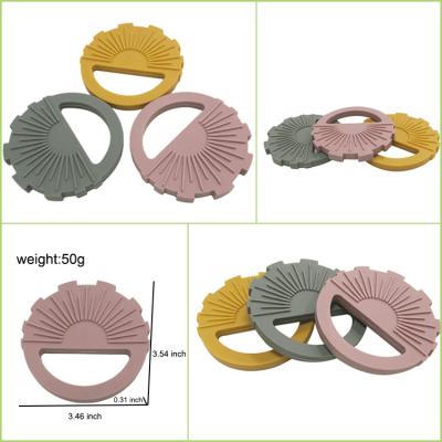 Cina Materiale libero approvato dalla FDA del silicone di progettazione di Sun di BPA Teether per il bambino in vendita