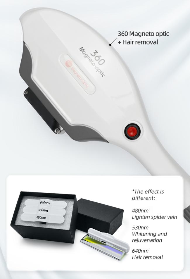 Magneto-optical handle