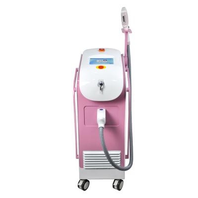 China 360 Magneto-optics laser Beauty Machine Vertical laser hair removal machine Laser mole removal Multi-handle laser machine for sale