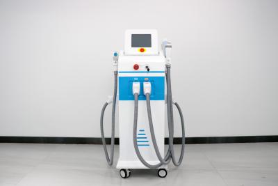 China 4 in1 Multi-functional Laser Beauty machine Magneto-optics light Vertical four handles Hair Removal Laser Painless Safe Hair Removal Laser Tattoo Removal RF machine for sale