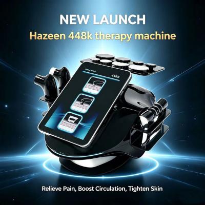 China Hazeen 448K Tecar Monopolar RF Physiotherapy Machine Tensamax Diathermy Therapeutic Equipment for Clinic for sale