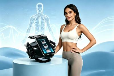 China Hazeen 448KHz Deep Heat Tecar Therapy Machine CET RET RF Skin Tightening Relief Salon Physiotherapy Equipment for sale