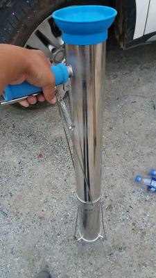 China Three Openings, Stainless Steel Handheld Manual Seed Planter Vegetable Seedling Transplanter for sale