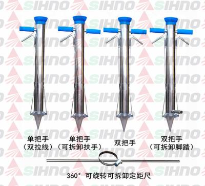 China Three Openings Stainless Steel Handheld Vegetable Seedling Transplanter for sale