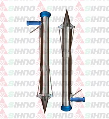 China Three Openings, Stainless Steel Handheld Manual Seed Planter Vegetable Seedling Transplanter for sale