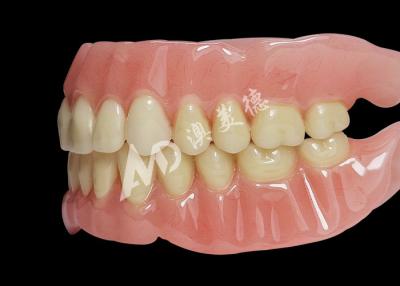 China Goedkope full arch acryl tandprothesen voor comfortabele verwijderbare tandprothesen Te koop
