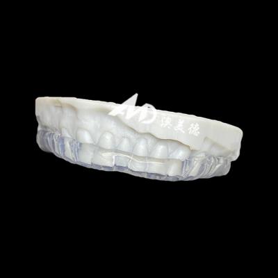 China Dual Layer Hard Soft Night Guard Custom Dental Splint for Bruxism Grinding Clenching for sale