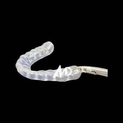 China Custom Dual Layer Bruxism Guard Hard Soft Dental Splint for Teeth Grinding Clenching for sale