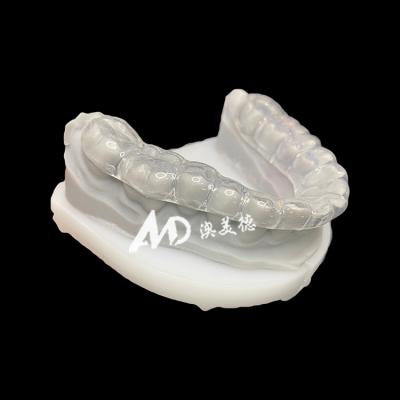 China Custom Dual Layer Bruxism Guard Hard Soft Dental Splint for Teeth Grinding Clenching for sale