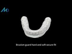 See Why Choose Custom Dual Layer Bruxism Guard Hard Soft Dental Splint for Teeth Grinding Clenching