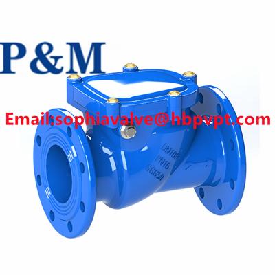 China DN100 PN16 GGG50 swing check valve for sale
