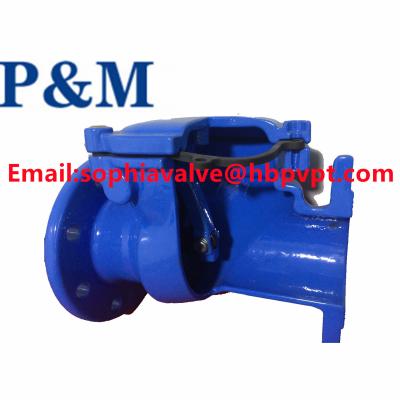 China DN100 PN16 GGG50 swing check valve for sale
