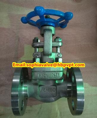 China ANSI F321 F316 stainless steel forged gate valve for sale