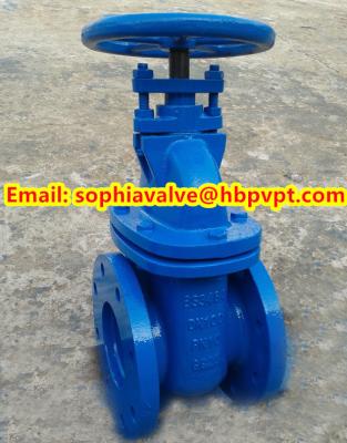China BS3464 PN10 Non-rising cast iron gate valve for sale
