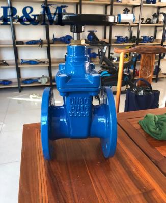 China DIN standard PN16 GGG50 cast iron gate valve for sale