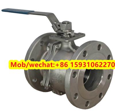 China ANSI/ASME B16.34 flange end SS ball valve for sale