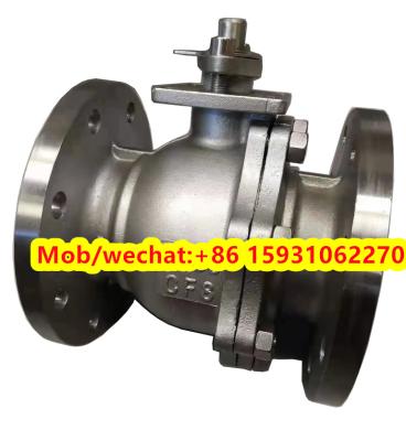 China ANSI/ASME B16.34 flange end SS ball valve for sale