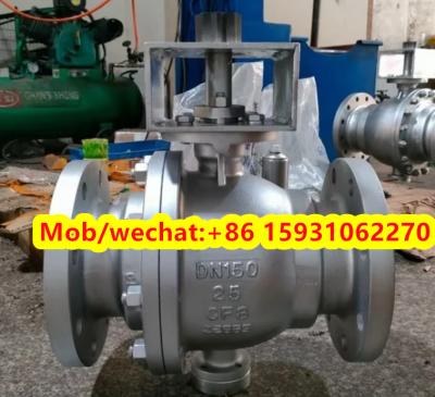 China ANSI/ASME B16.34 flange end SS ball valve for sale