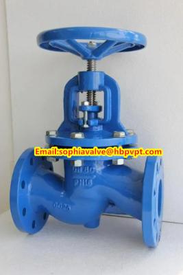 China DN80 PN16 GG25 DIN globe valve for sale
