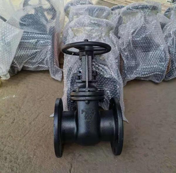 Quality GOST standard Py10 DN100 flanged gate valve for sale