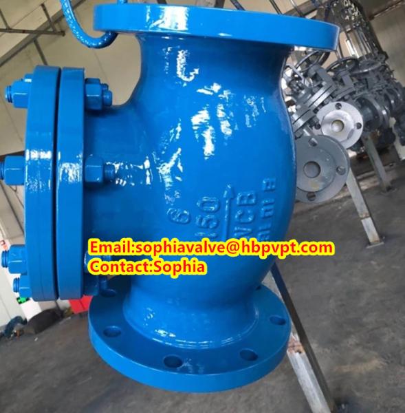 Quality cast steel check valve WCB 300# flanged swing check valve for sale