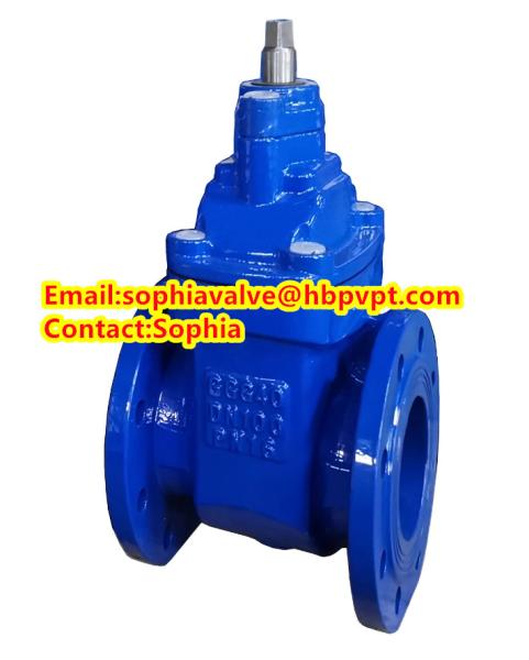 Quality GGG40 PN16 metal seal DIN cast iron gate valve for sale