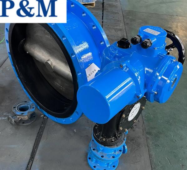 Quality BS5155 ductile iron flanged butterfly valve with pin for sale