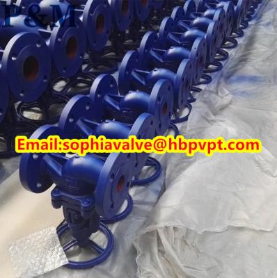Quality DIN GG25 PN16 cast iron globe valve made in China for sale