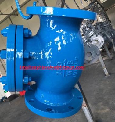 China WCB 8'' 150LB cast steel flanged check valve supplier for sale