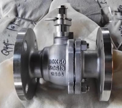Китай Q41F Круговой клапан из нержавеющей стали CF8 2-PC JIS10K продается