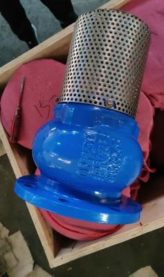 China body GGG50 pressure PN16 resilient seal flange foot valve factory for sale