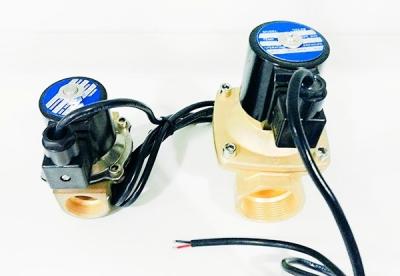 China Wasserdichtes elektromagnetisches Messingventil DN25 AC/DC Wasser-IP68 zu verkaufen