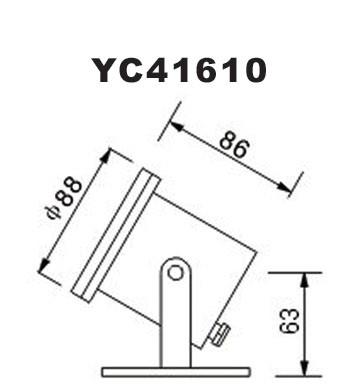 Cina SS304 12V 3W impermeabilizzano le luci subacquee del LED in vendita