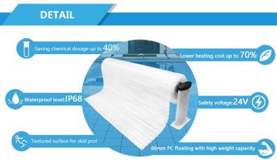 Κίνα 2020 Lastest Hot Sale Factory Price PC Automatic Swimming Pool Cover With A Roller προς πώληση