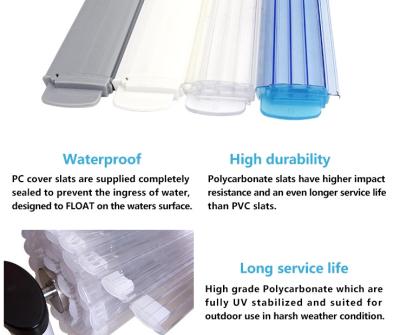 Κίνα 2020 Lastest Hot Sale Factory Price PC Automatic Swimming Pool Cover With A Roller προς πώληση