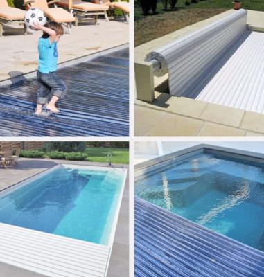 Κίνα 2020 Lastest Hot Sale Factory Price PC Automatic Swimming Pool Cover With A Roller προς πώληση