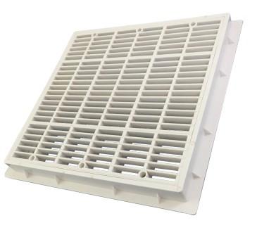 China ABS Plastic 30X30cm Square Swimming Pool Main Drain for sale