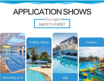 Cina Luce di plastica della piscina del supporto 24V 25W LED della parete in vendita