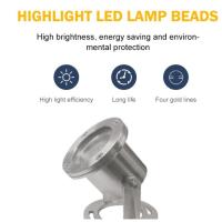 China Luz subaquática de aço inoxidável da fonte do diodo emissor de luz de IP68 DMX RGB à venda