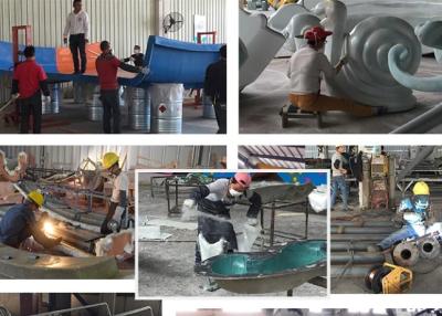 Cina Anti acquascivolo UV della balena della vetroresina dell'attrezzatura del parco dell'acqua dei bambini in vendita