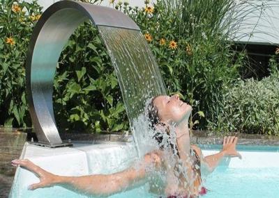 China 600mm Pool Fountain Accessories Stainless Steel Waterfall Jet for sale