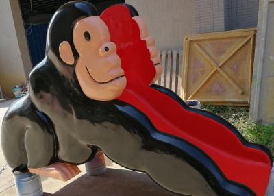 China 2800*1000*1600mm Monkey Water Slide For Swimming Pool for sale